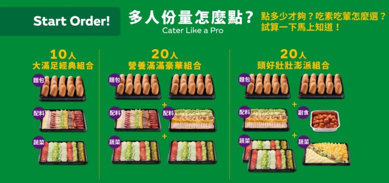 SUBWAY 2021年菜單、最新消息及分店資訊 (6月更新)